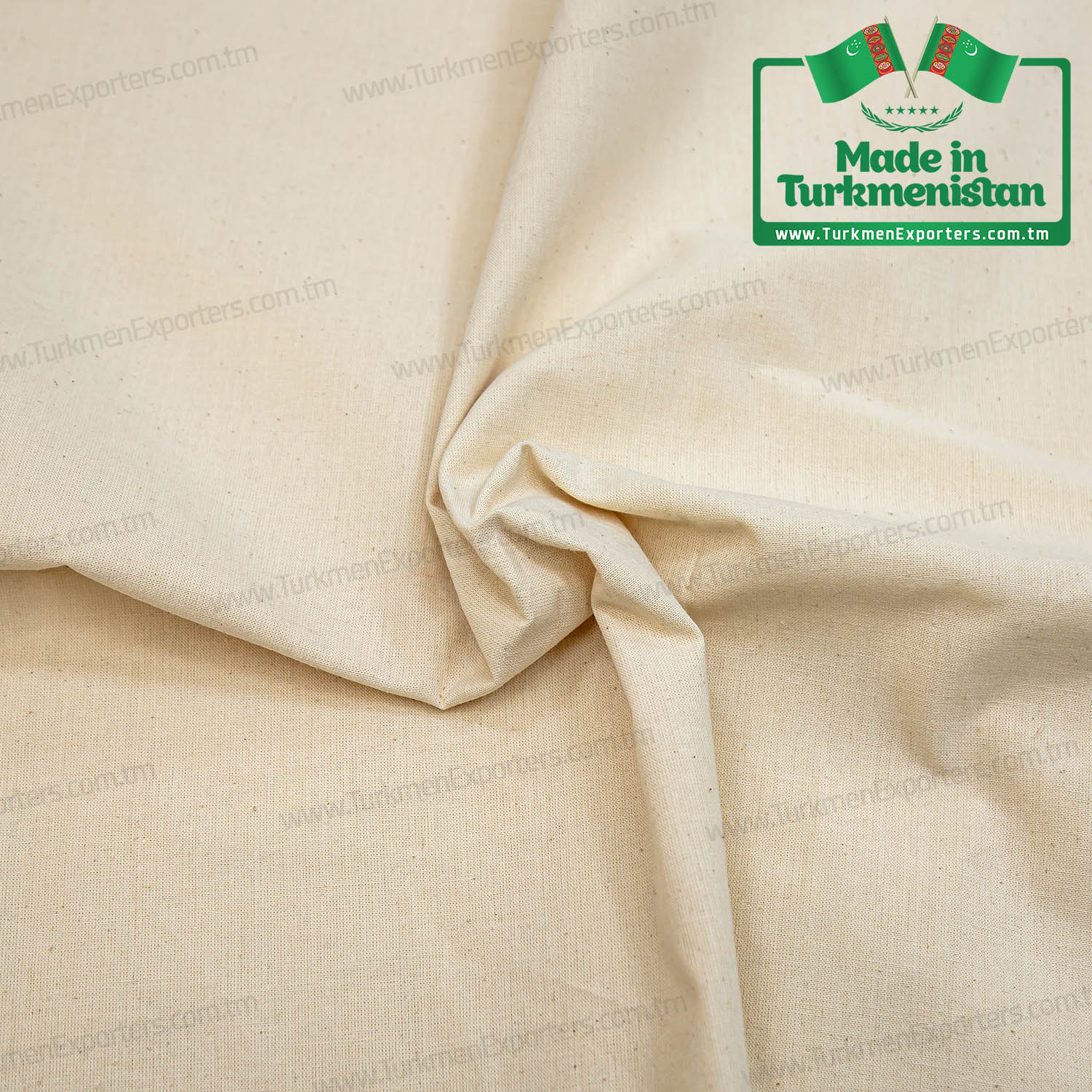 Raw undyed cretonne cotton fabric | Babadayhan Textile Complex